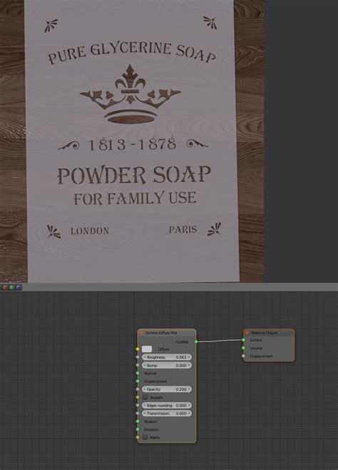 Stencil Foil Like Effect Materials And Textures Blender Artists