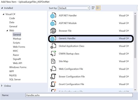 upload large files in asp using generic handler coreprogram