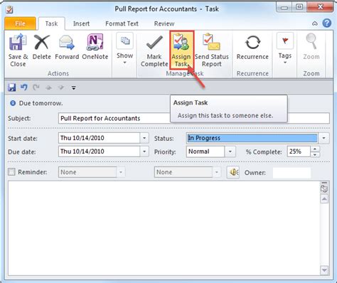 Assign Task In Outlook Lulipals