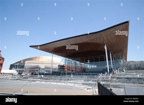 Welsh National Assembly Buildings Senedd Debating Chamber Cymru