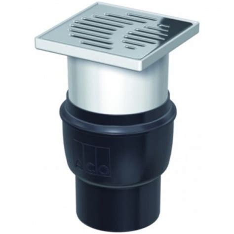 Сифон для трапа ACO EasyFlow 2000.00.07, пластик, цвет черный, купить в ...