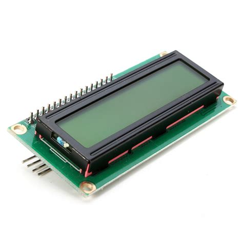 Iici2c 1602 Yellow Green Backlight Lcd Display Module With 25 Inches Lcd1602 Lcd Shell