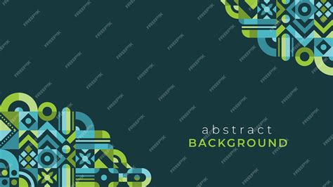Premium Vector Abstract Geometric Mosaic Background Design