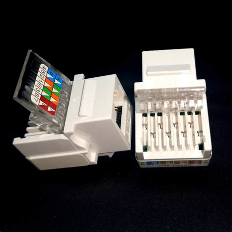 rj45 cat6 utp female jack connector network module for wall plate free