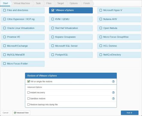 5 1 0 vmware single file restore sepsesam