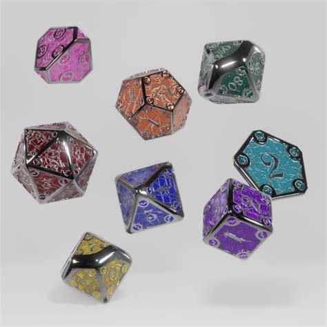 dungeon delve treasure trove digital dice set norse foundry