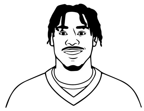 Justin Jefferson Coloring Pages Variboo Justin Jefferson Coloring Pages Variboo