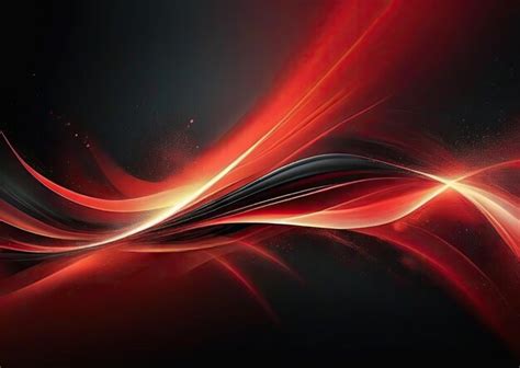 Abstract Dark And Red Gradient Background Premium Ai Generated Image