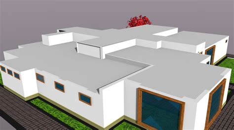 Sketchup Skp Office Layout Plan In 3d View Format File