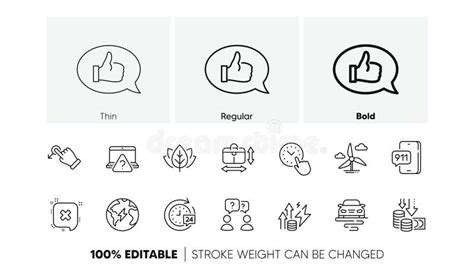 Handbag Size Windmill Turbine And Route Line Icons For Web App Printing Line Icons Vector