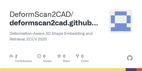 Github Deformscan Cad Deformscan Cad Github Io Deformation Aware D