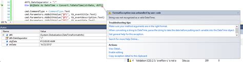 Convert Aspnet Textbox Control Text Contents To Datetime