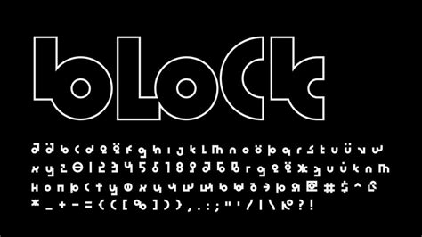 Block Font › Fontesk