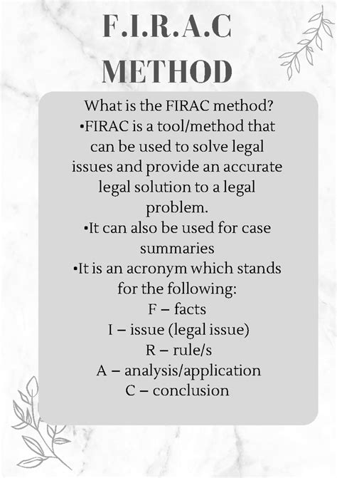 Firac Slides What Is The Firac Method Firac Is A Tool Method That