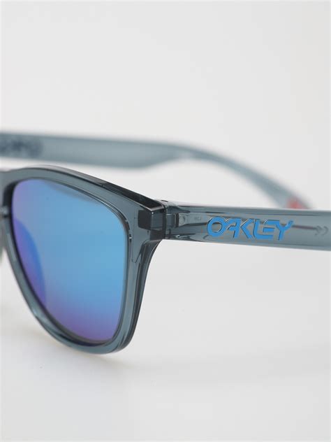 Oakley Frogskins Sunglasses Black Crystal Blackprizm Sapphr Irid Polar