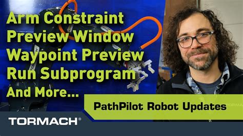 Pathpilot Updates For The Tormach Za6 Industrial Robot Youtube
