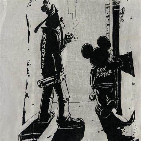 Insane Hand Painted Sex Pistols X Mickey Mouse Depop