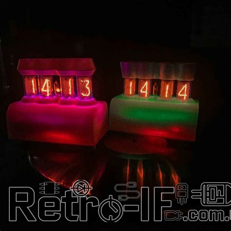 Nixie Clock IN-14 Годинник на ИН-14 - Retro-IF