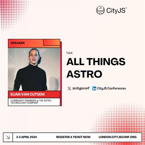 Cityjs Conferences On Linkedin Cityjslondon Javascript Astro4
