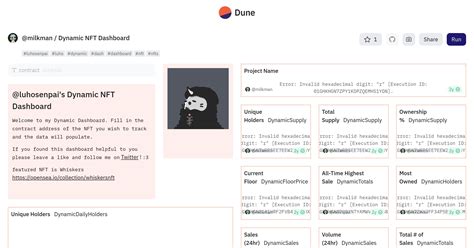 Dynamic Nft Dashboard
