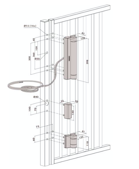 Locinox Magnus Motorized Hinge And Gate Closer Us Lock Supply