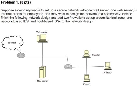 solved problem 1 8 ﻿pts suppose a company wants to set up