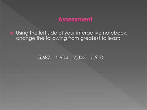 PPT Ordering Numbers PowerPoint Presentation Free Download ID