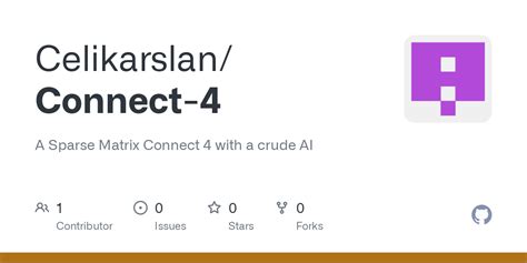 GitHub Celikarslan Connect A Sparse Matrix Connect With A Crude AI