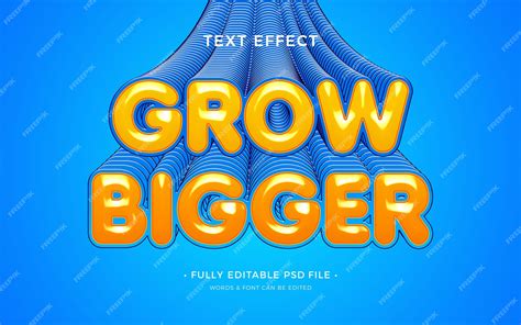 Premium Psd Letter Growing Text Effect
