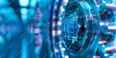 Symbolizing Banking Security With A Bank Vault Or Digital Lock Icon Concept Banking Security