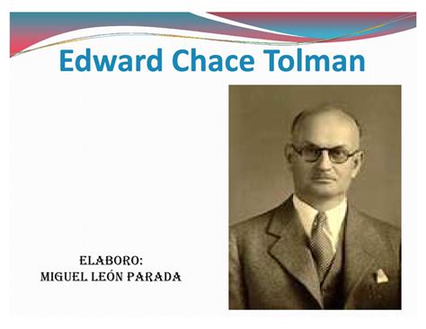 Edward C Tolman Pdf Sicología Acción Filosofía