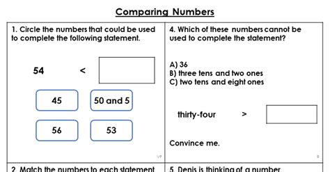 Year 3 Comparing Numbers Lesson Classroom Secrets Classroom Secrets