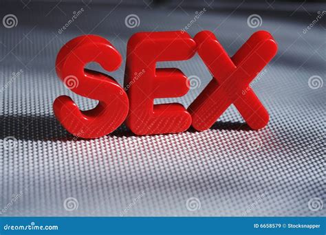 Sesso Immagine Stock Immagine Di Sessuale Parola Rosso