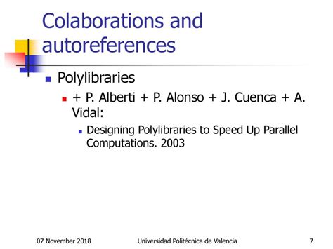 Advances In The Optimization Of Parallel Routines I Ppt Download
