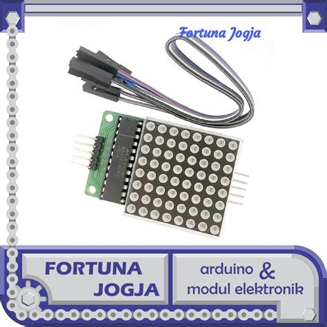 modul max7219 kontrol display led dot matrix arduino compatible
