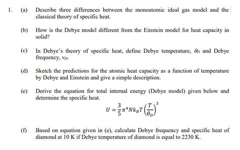 Solved A Describe Three Differences Between The Monoa