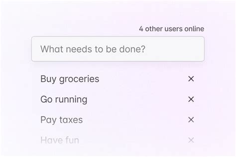 Collaborative To Do List Liveblocks Example
