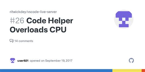 code helper overloads cpu · issue 26 · ritwickdey vscode live server