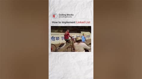 How To Implement Linked List Who Else Can Relate Coding Blocks