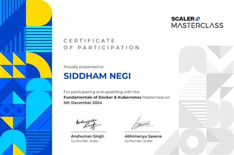 siddham negi on linkedin certificate fundamentals of docker and kubernetes