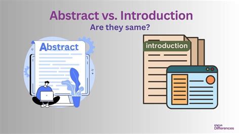 Difference Between Abstract And Introduction
