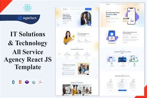 AgileTech IT Solutions Technology React Js Latest Version WooCrack Com