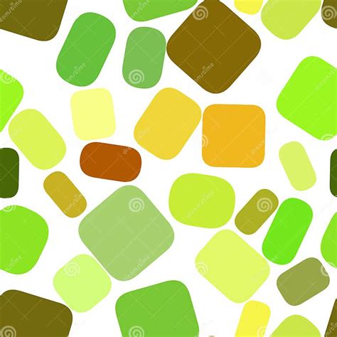 Seamless Abstract Geometric Background With Shape Of Rounded Rectangle Pattern Backdrop Canvas