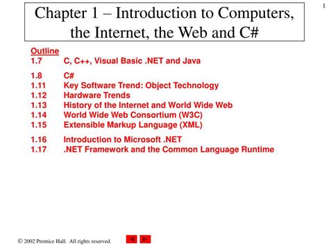 PPT Chapter Introduction To Computers The Internet The Web And C PowerPoint