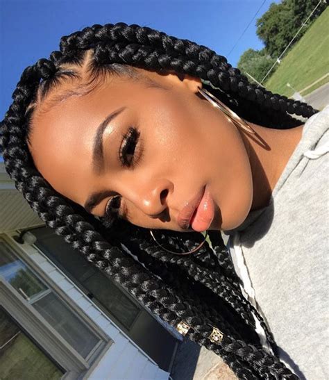 Jumbo Box Braids Hairstyles 2023