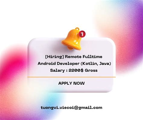 Remote Fulltime Tuyển Dụng Senior Android Developer Salary Up To