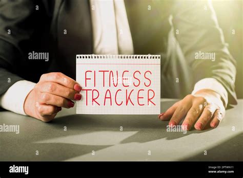 Conceptual Caption Fitness Tracker Business Overview A Monitoring Device That Records Any