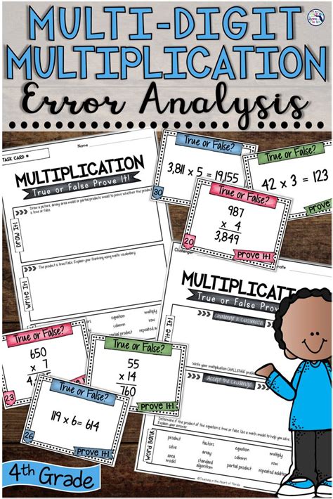 Multi Digit Multiplication Error Analysis Math Upper Elementary Math Math