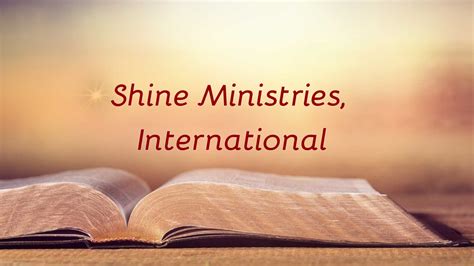 Shine Ministries International Terrence D Burton