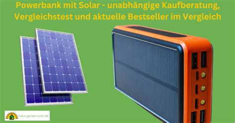 Solar Powerbank mit 50000mAh Test 2025: die besten 5 im Vergleich